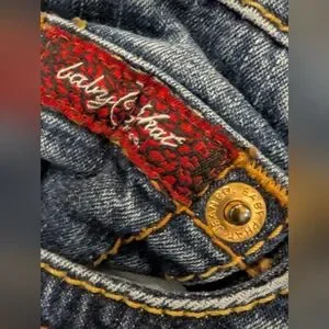 Baby Phat | Jeans | Baby Phat Y2k Low Rise Jeans Gold Plate Label 3 Cat ...